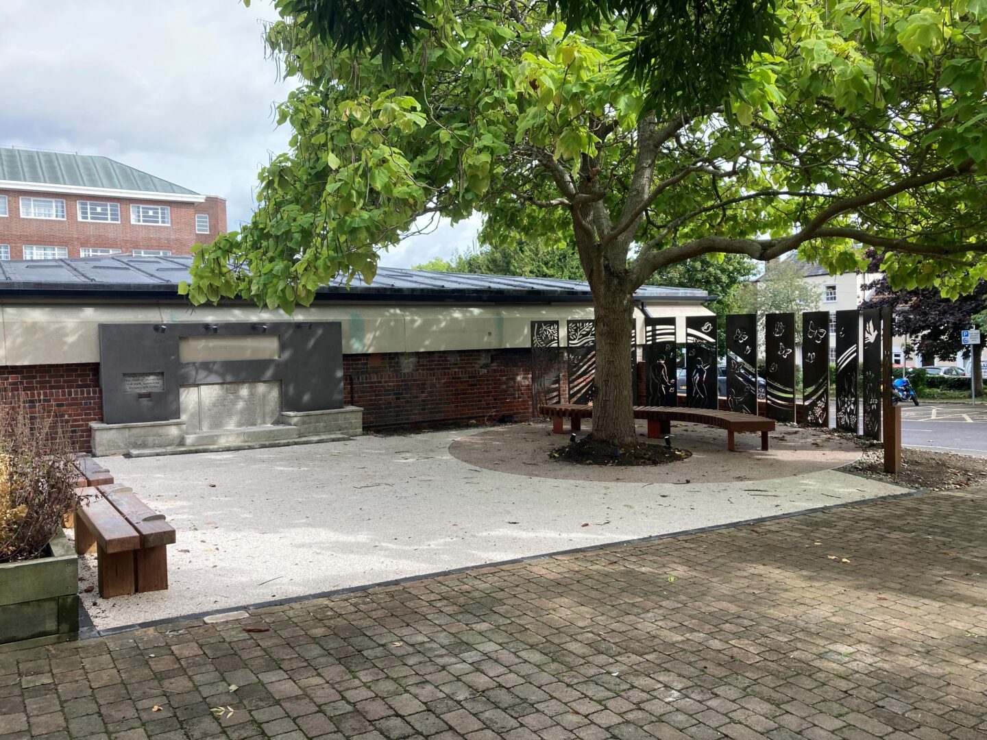 Memorial Garden at County Hall in Dorchester completed - Dorset Council ...